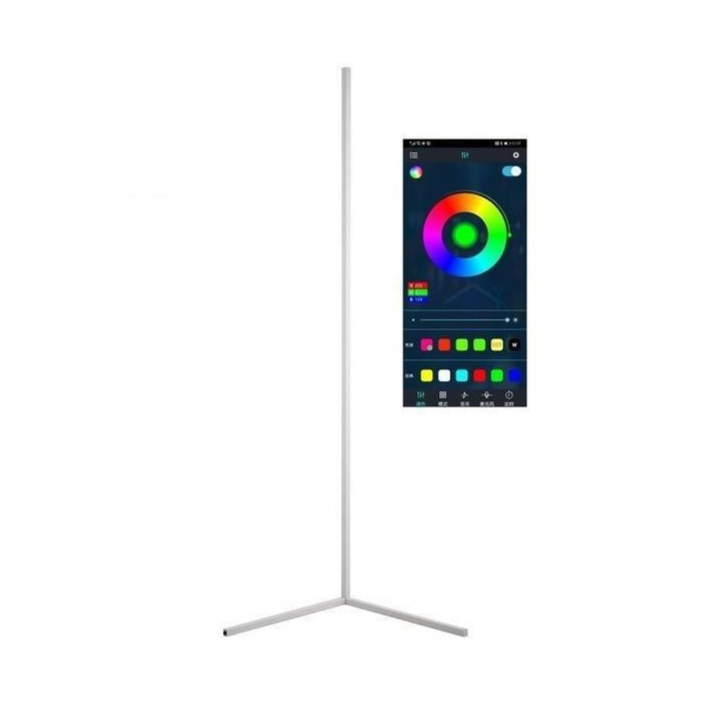 RGB Minimal Corner Lamp – Quantum Touch LED