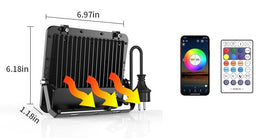 Smart RGB Floodlight | Alexa /Google – Quantum Touch LED